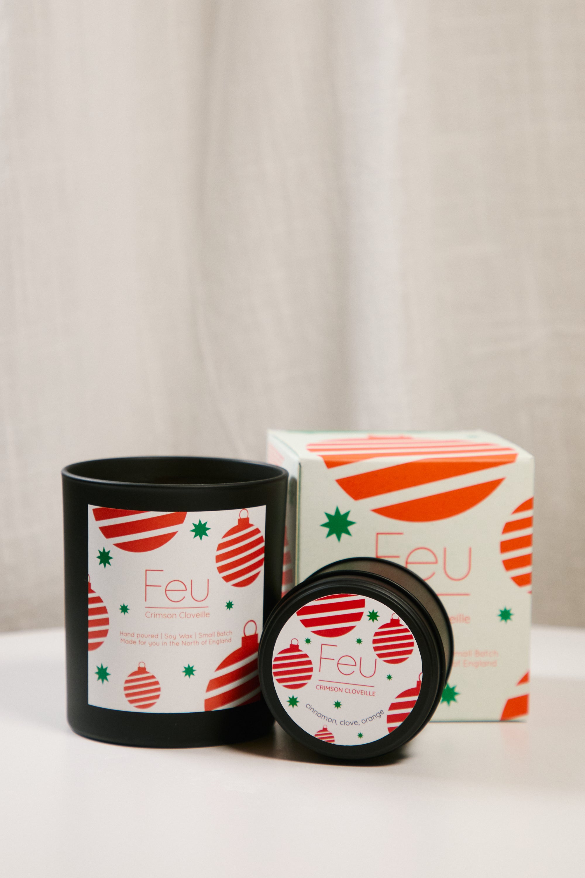 Feu Crimson Cloveville Candle Small – The Norah Store